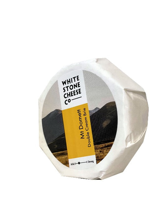 Whitestone Cheese - Mt Domett Double Cream Brie 125g round